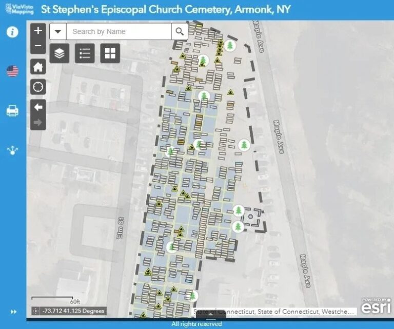 GIS Cemetery Mapping - Featured Maps - ViaVista Mapping